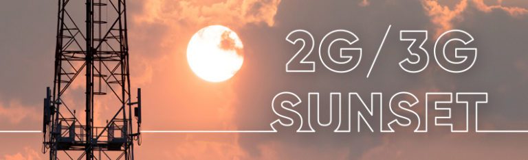 What is the impact of 2G and 3G sunsets on IoT devices?
